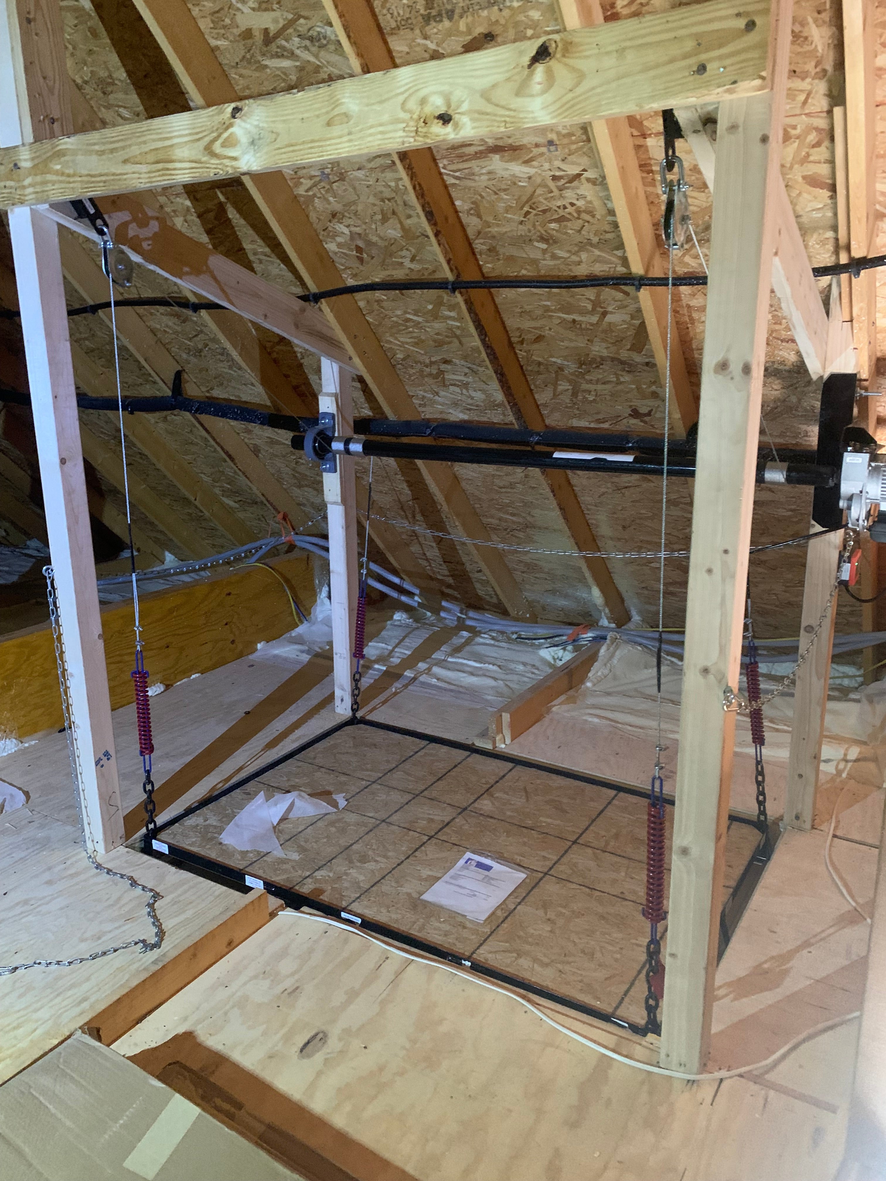Attic Lift System: Safe, Hands-Free Storage Access