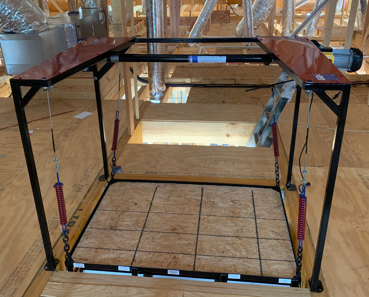 Attic Lift System: Safe, Hands-Free Storage Access